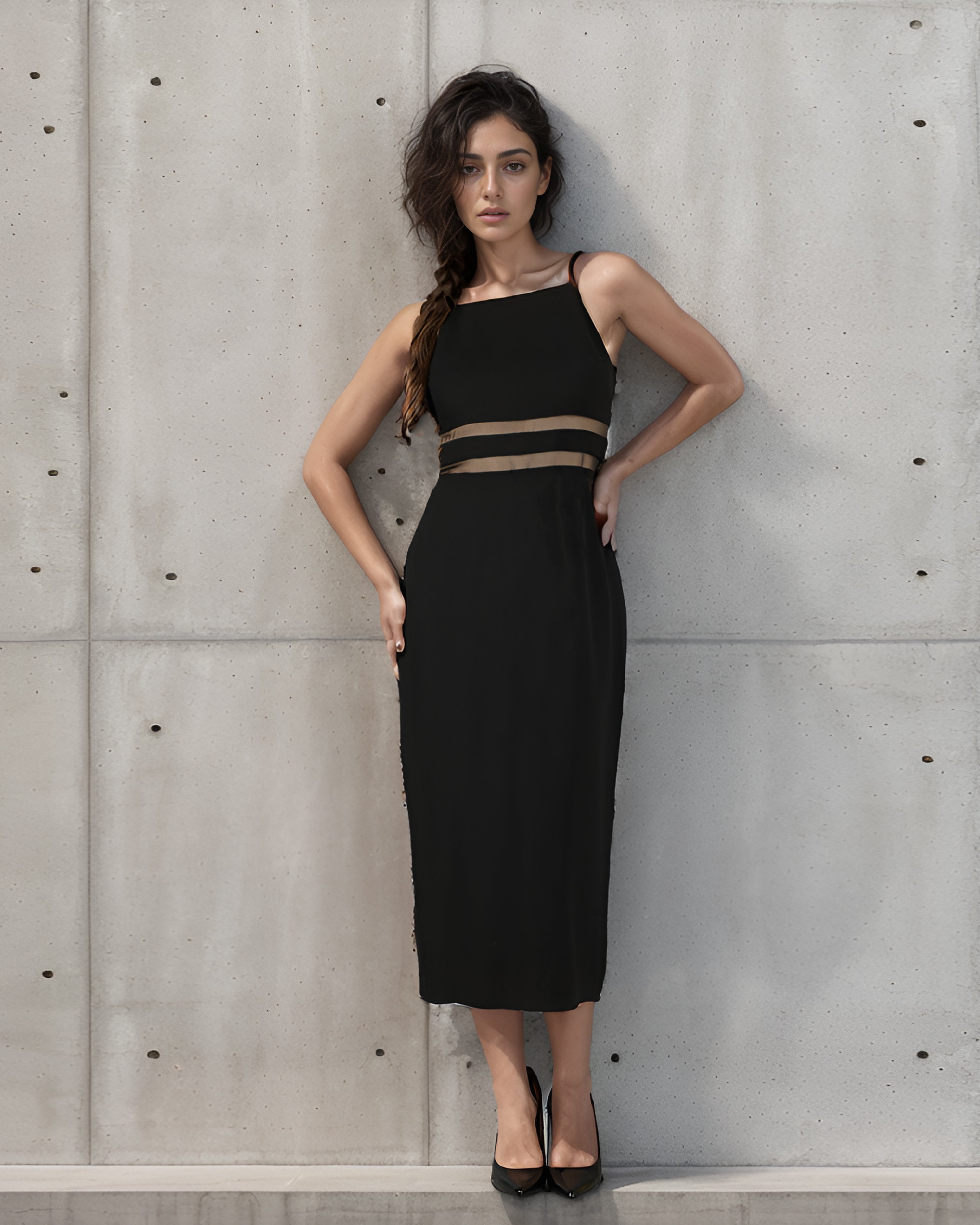 Eleanor Cut Out Dress – Svelte Couture